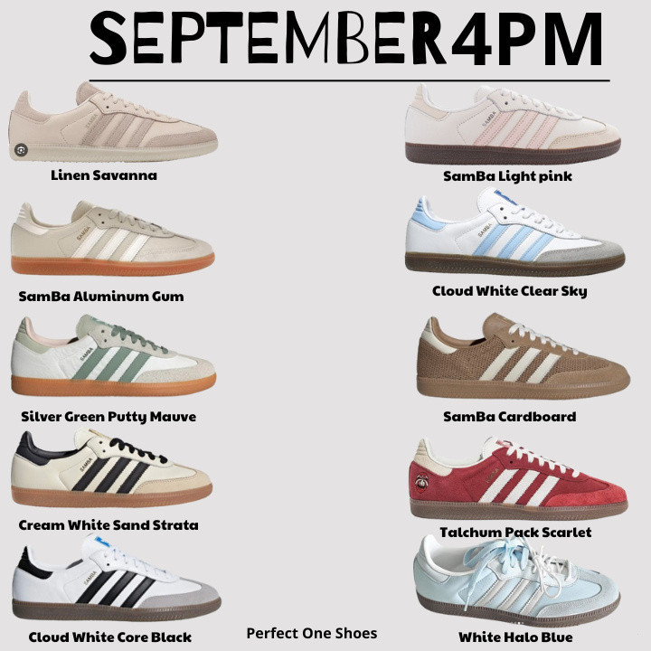 Shoes_adidas Samba OG awan putih teras hitam "DL2828" Premium hitam dan ...