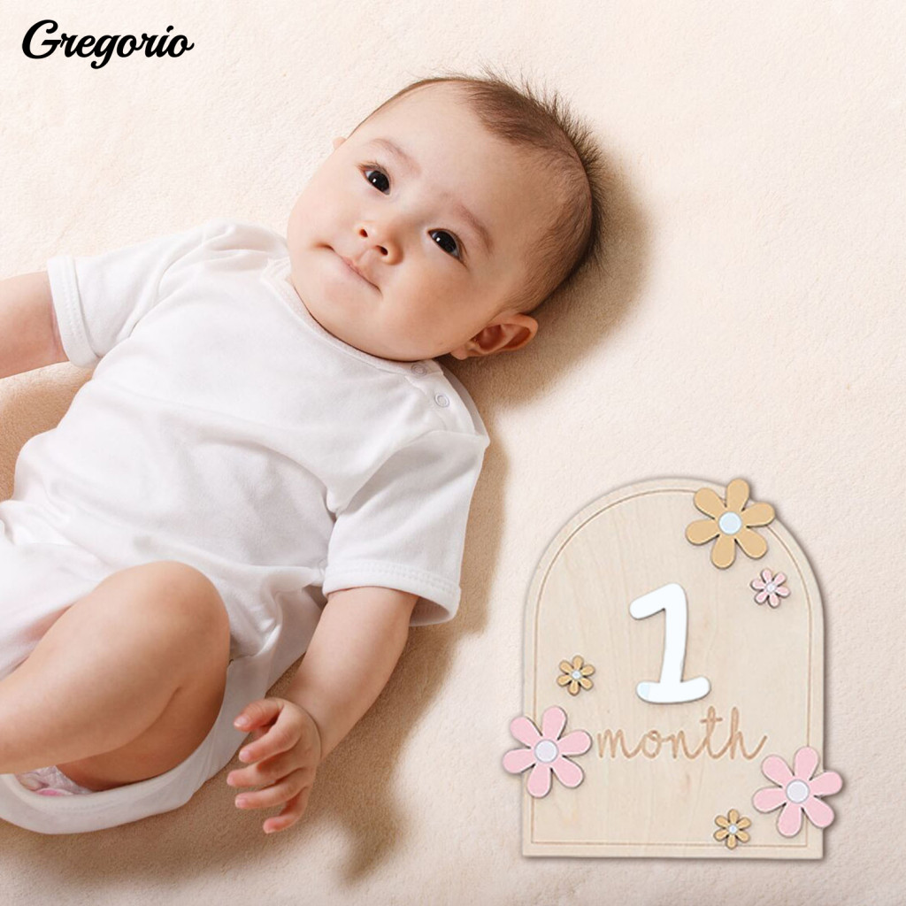 GRH- Baby Photo Prop Milestone Cards Baby Monthly Milestone Cards ...