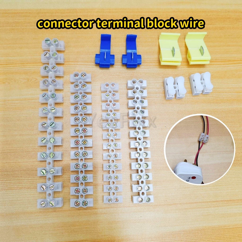 YeeFixx 120Pcs connector Terminals block Wire Connectors Screw cable ...