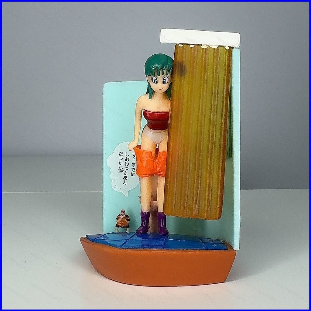 Sq3 Dragon Ball Action Figure Green Hair Bulma Go To The Toilet Daring Nudity Model Dolls Toy