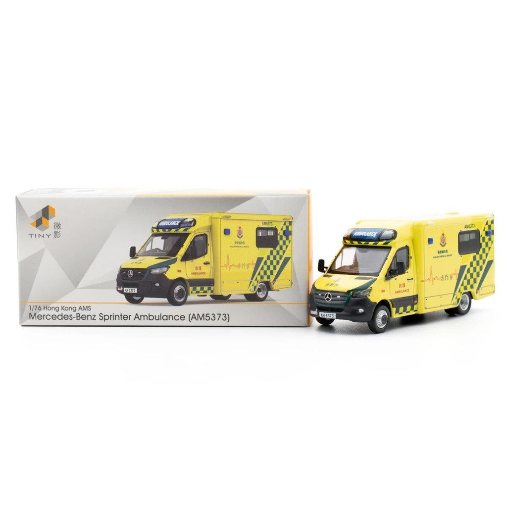 [Authentic] Tiny City GOV07 Die-cast Model Car - MERCEDES-BENZ Sprinter Ambulance (AM5373 ...