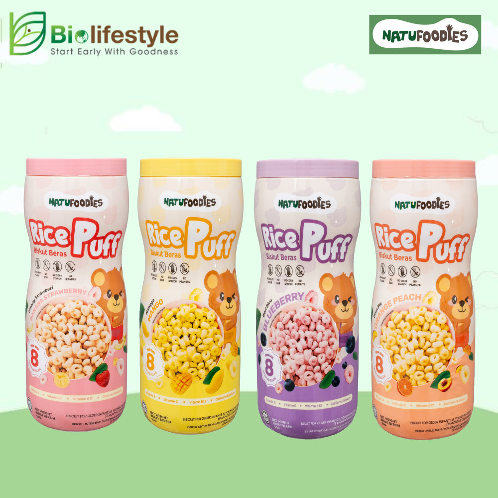 Natufoodies Rice Puff 60g | Shopee Malaysia