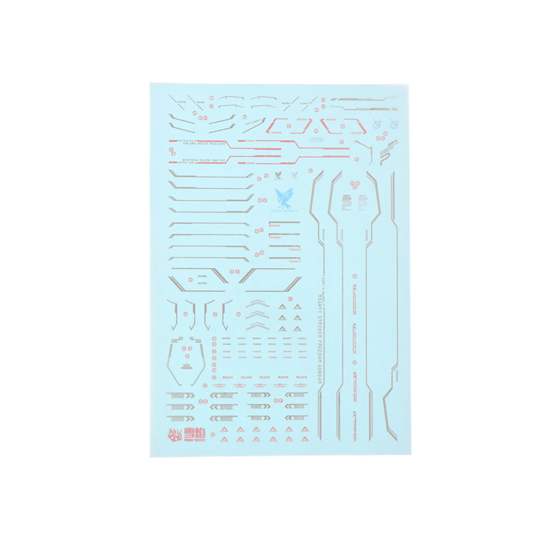 GRDOG For 1/144 HG Mighty Strike Freedom Model Decals Water Slide ...