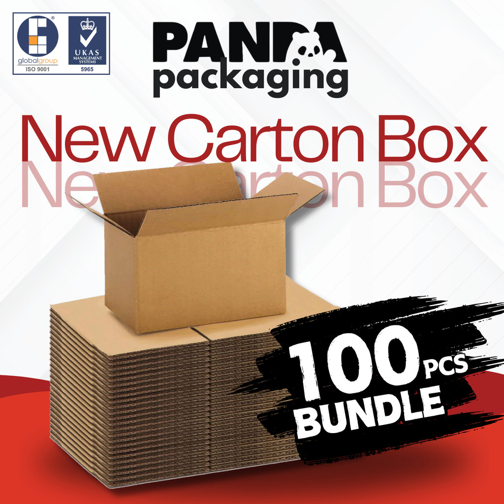 PANDAPAK 100PCS Kotak Carton Box Packaging Box Paper Box Small Box ...