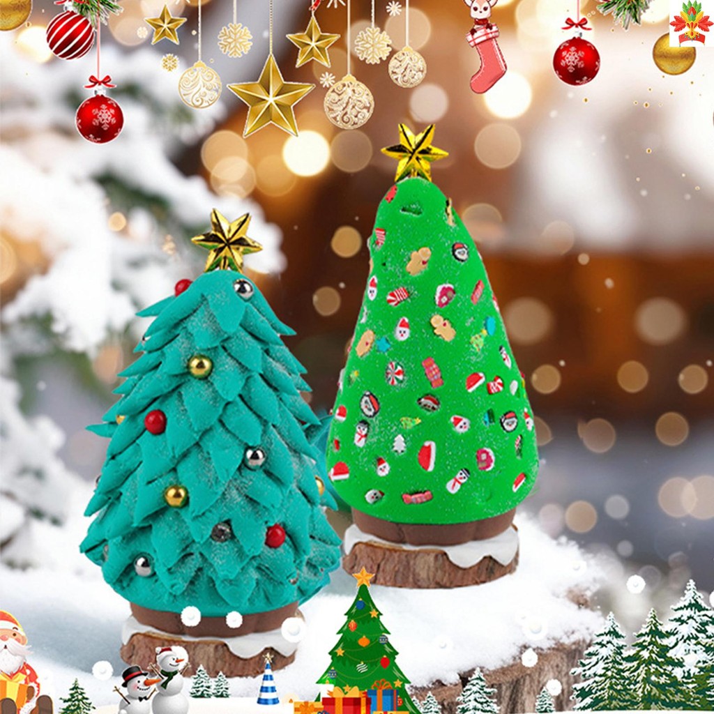 DIY Christmas Tree Clay Kit Make Your Own Christmas Tree Ornament Kit ...