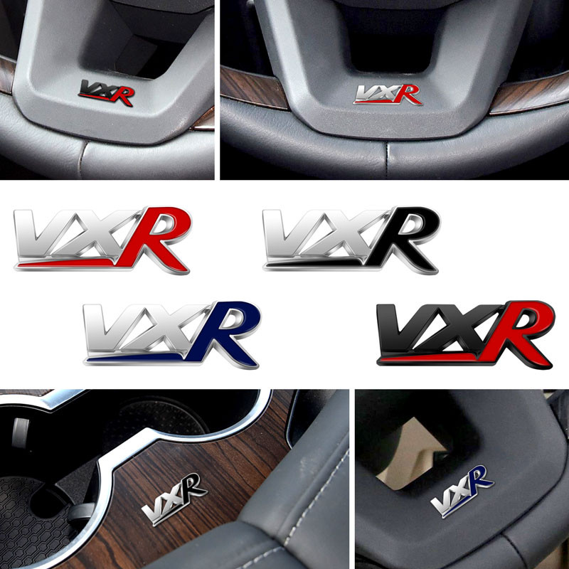 Auto Interior Decal VXR Logo Car Steering Wheel Center Emblem Sticker ...