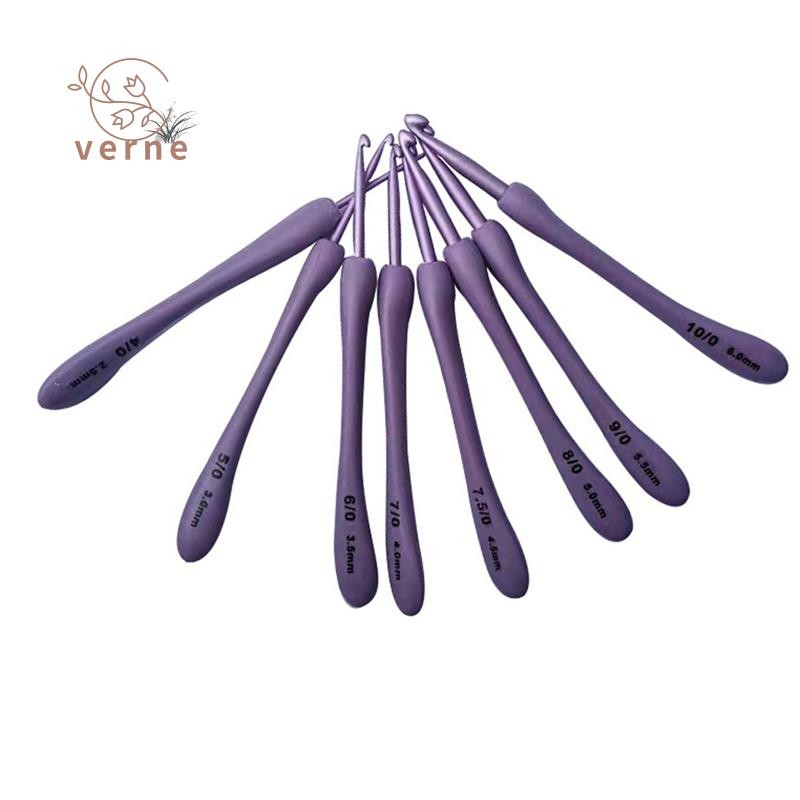8Pcs/Set Crochet Hooks Set for Sewing Crafts Stitching Crochet Hooks ...