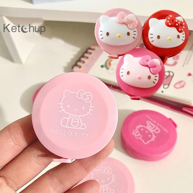 Ketchup1 Kawaii Hello Kitty Self-Telescoping Tape Mini Portable Soft ...