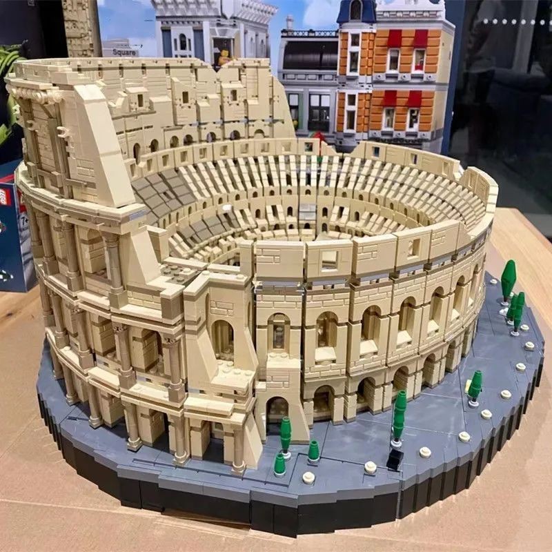 The Colosseum is compatible with LEGO bricks, adults' difficult large ...