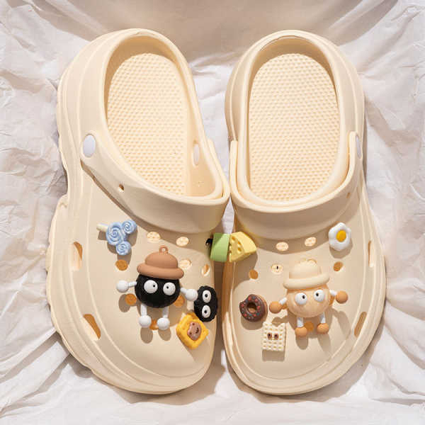 crocs crocs women Kasut lubang briket pakaian musim panas wanita 2024 ...