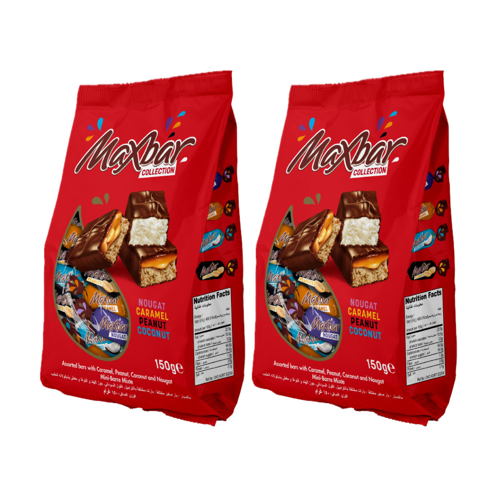 Maxbar Mini Bar Collection Chocolate (142g) - (Pack of 2)# | Shopee ...