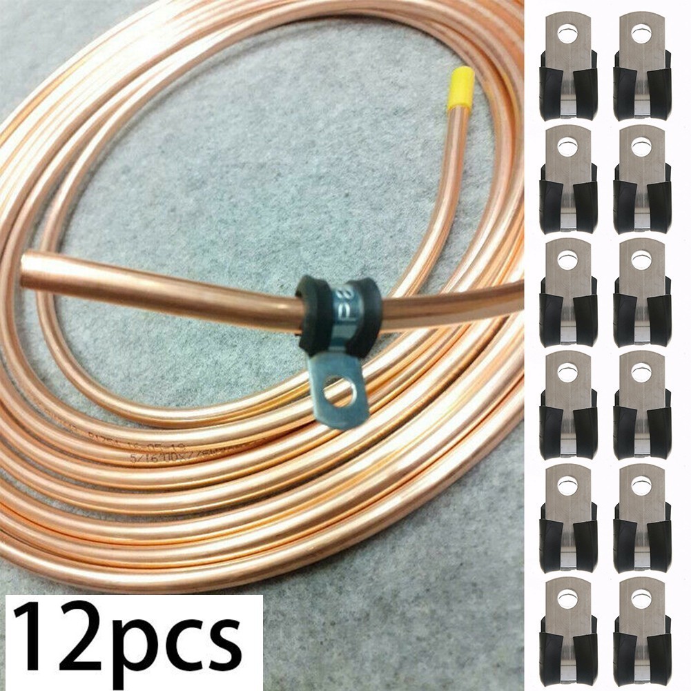 [HEST] Brake Pipe Clips Rubber Lined P Clips 5/16" (8mm) lines Pack of ...