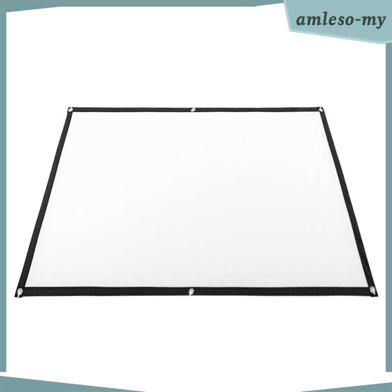 [AmlesoMY] 60'' Soft Screen Film Home Cinema Movie Screen Projection 16 ...