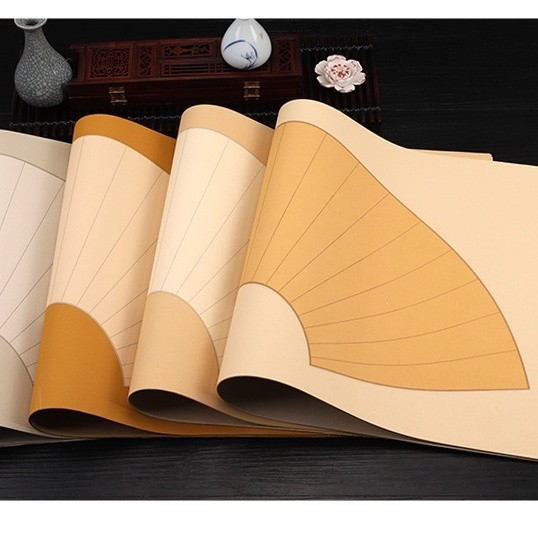 Fan Blank Rice Paper Calligraphy Special Paper Small Case Fan Shape ...