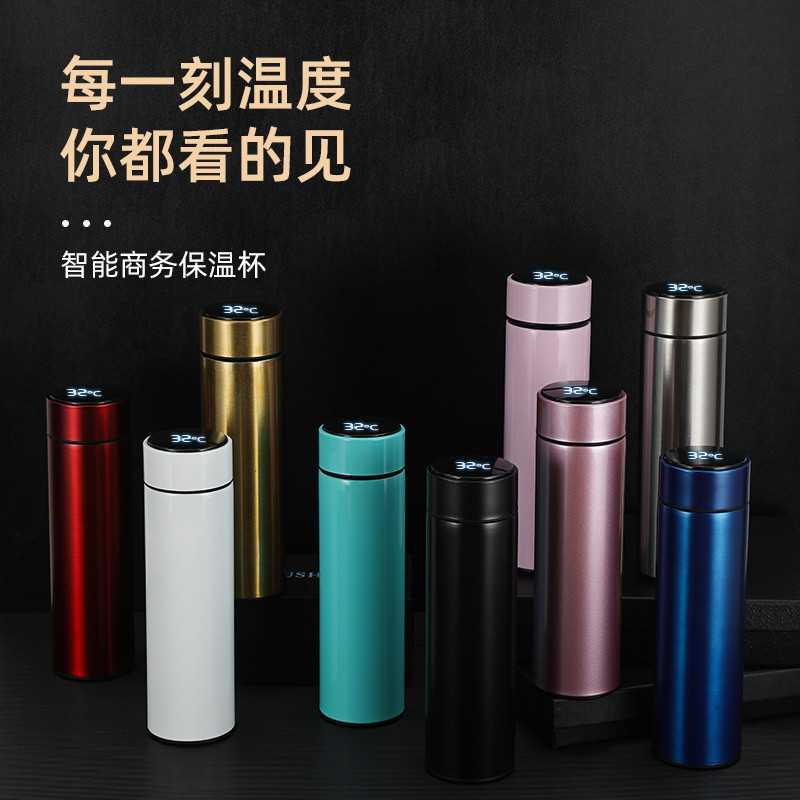 Creative Smart Water Cup Display Temperature Cup Children 304 Stainless ...