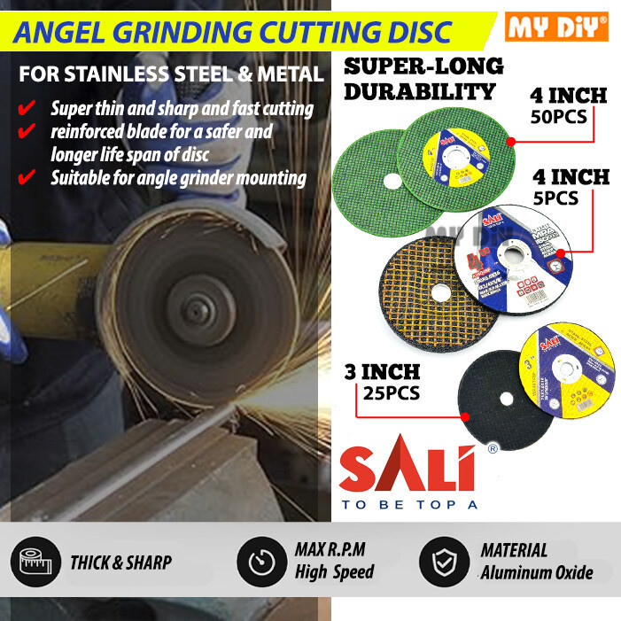 SALI 3inch 4inch STAINLESS STEEL METAL CUTTING DISC GRINDING WHEEL ANGLE GRINDER CUTTING WHEEL ...