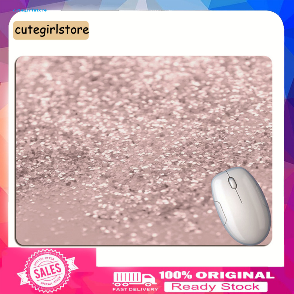 Cute_ Portable Mouse Cushion for PC Glass Texture Computer Mouse Pad ...