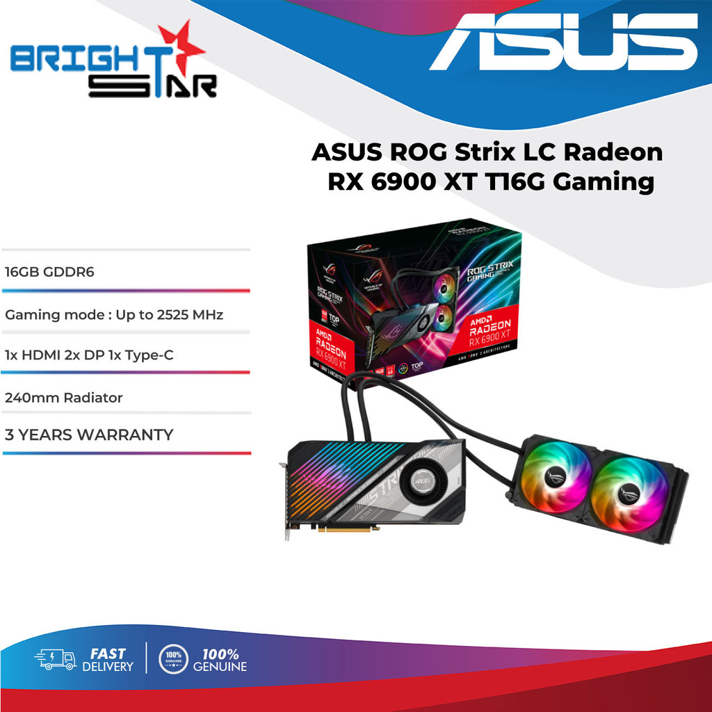 ASUS ROG Strix LC Radeon RX 6900 XT 16G Graphics Card | Shopee Malaysia