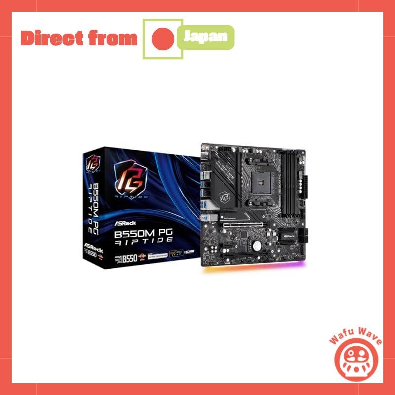 ASRock B550M PG Riptide motherboard, compatible with AMD Ryzen 5000 ...