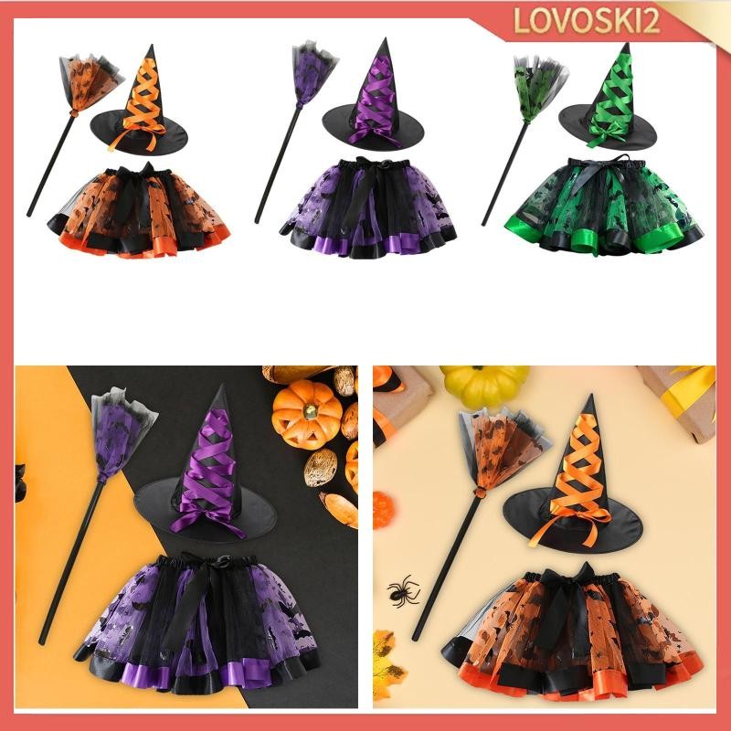 [LovoskiacMY] Halloween Witch Costume Prom Gown Role Play Children ...