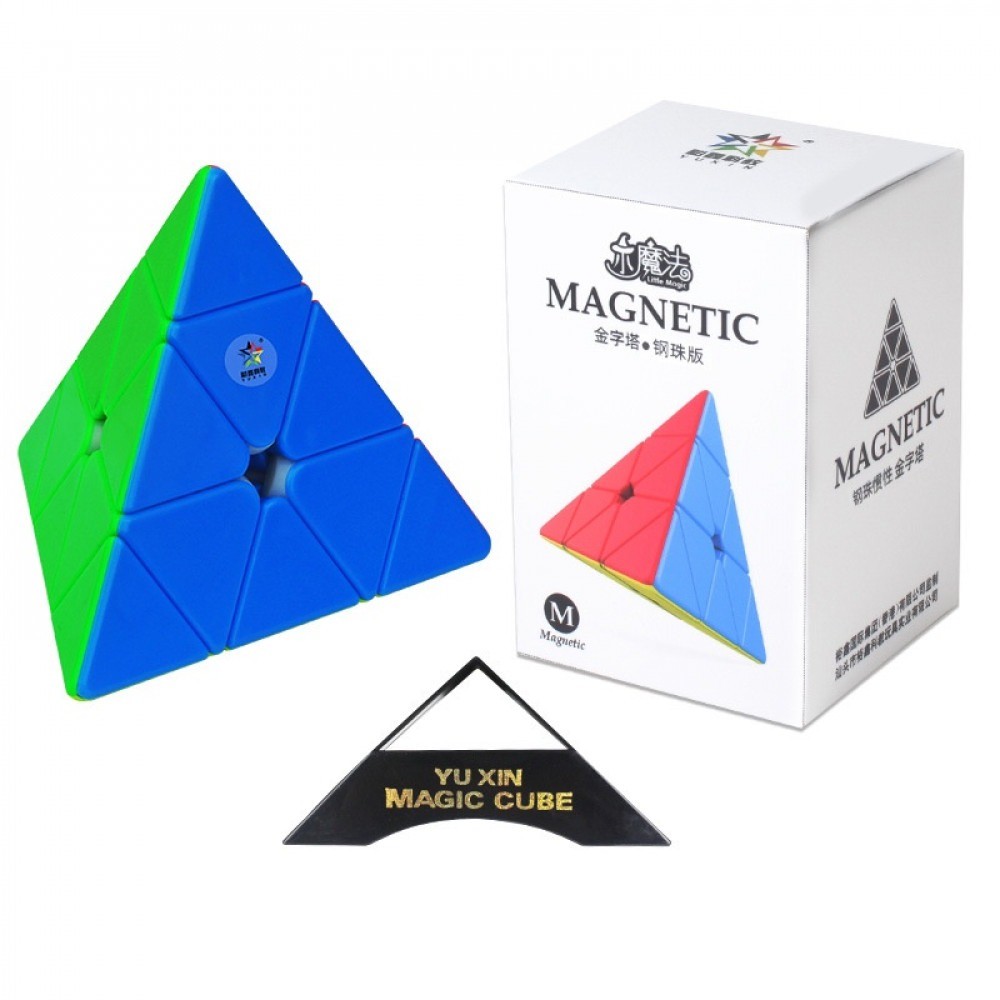 Yuxin Little Magic Pyraminx 3x3 Speed Cube - Steel Ball Version ...