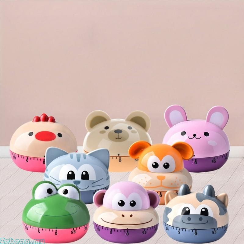 Zebeaa Animal Timer Digital Kitchen Countdown Clock Cute Animal Alarm ...