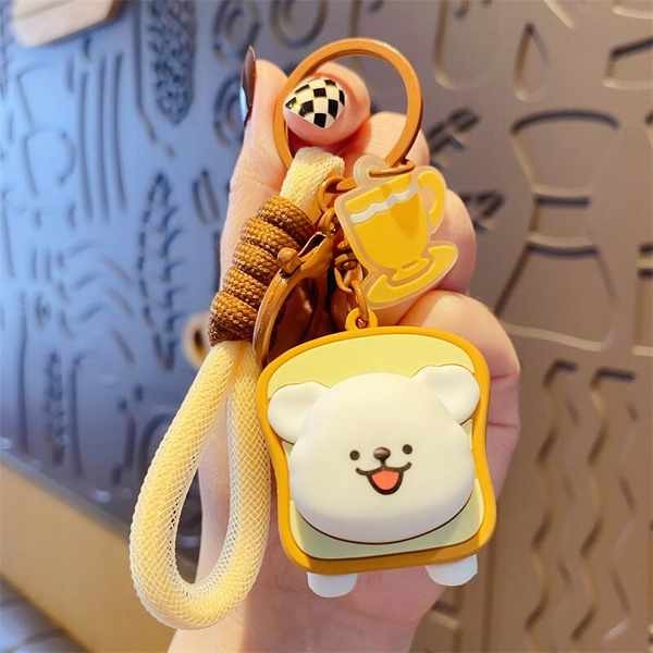 keychain mathcing keychain Kreatif Comel Garisan Anak Anjing Rantai ...