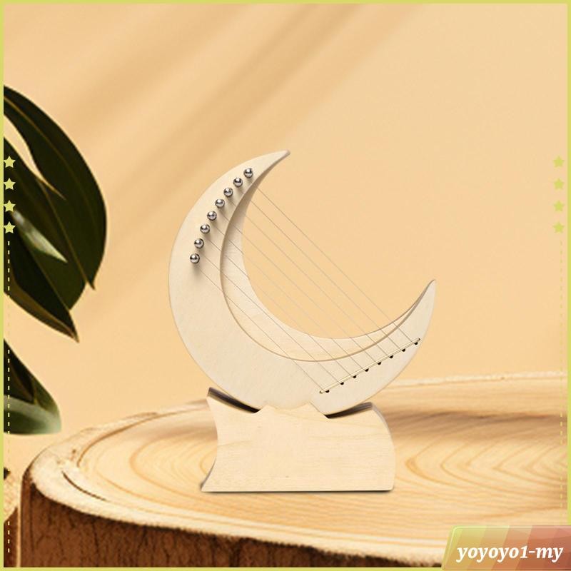 [YoyoyocfMY] Lyre Harps 8 String Classical Lyre Harps Artistic Moon ...