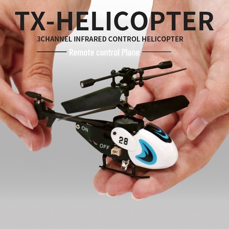 Toy for Kids 3.5 Channel Mini Rc Helicopter Toy One Key Demonstration ...