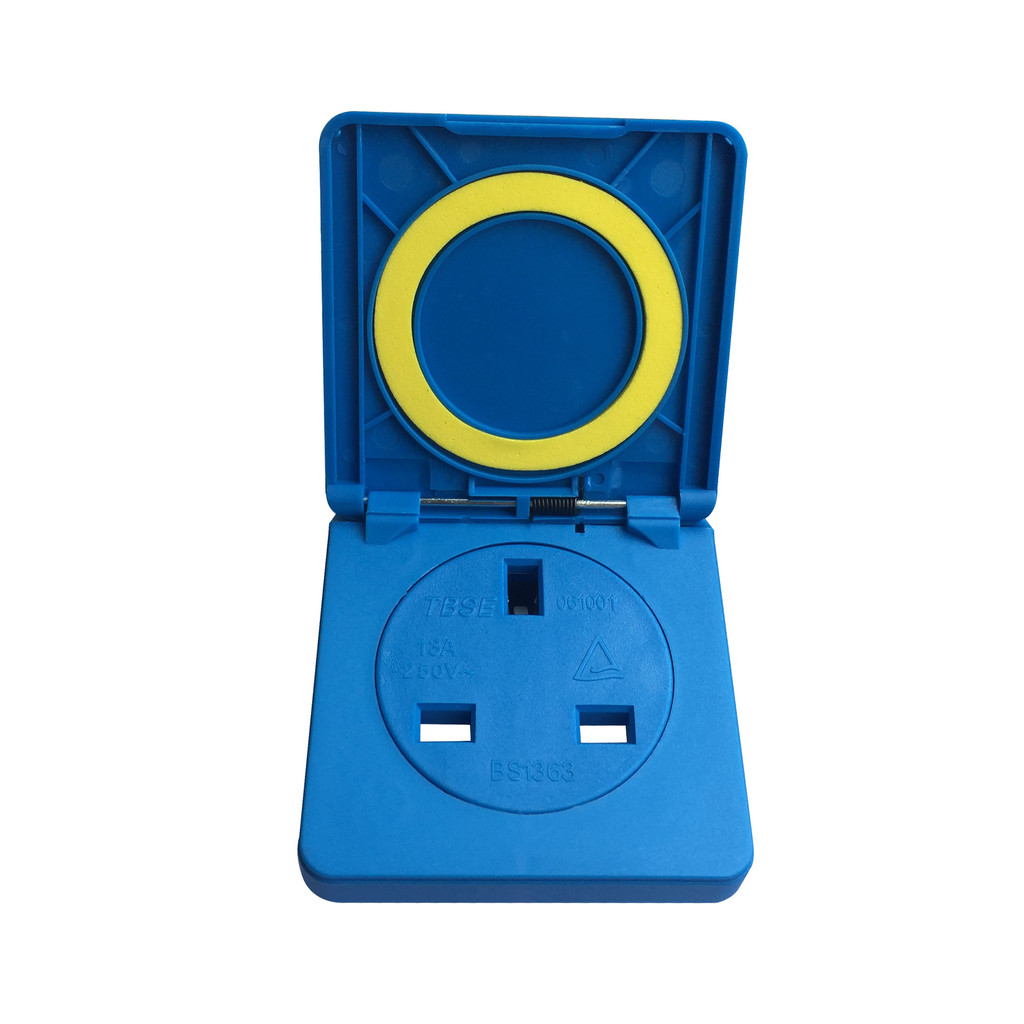 British Standard Waterproof Socket IP54 13A 250VAC TUV Concealed Screw ...