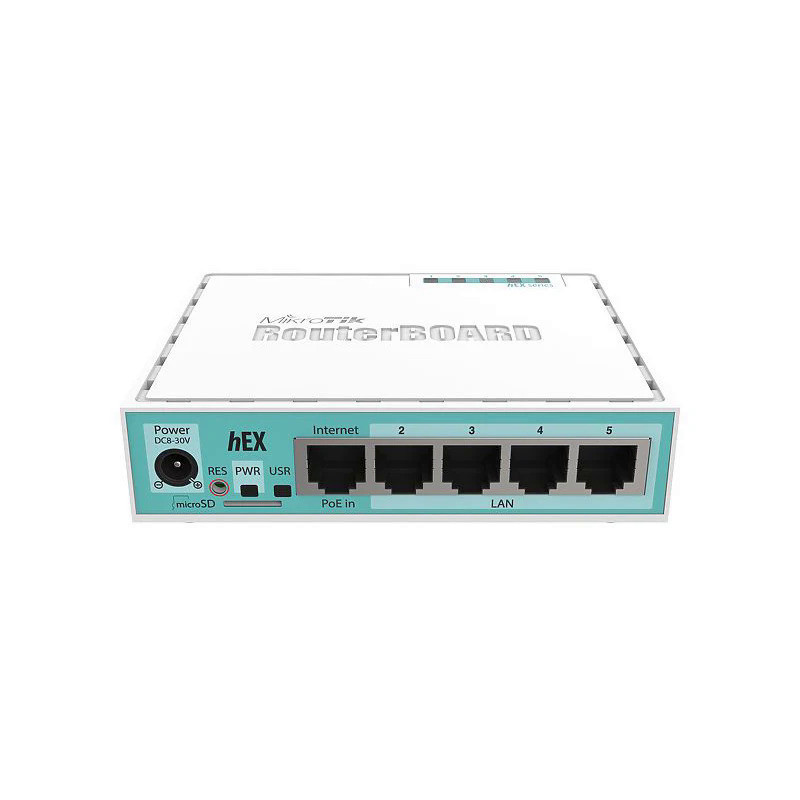 MikroTik RB750Gr3 Hex ROS 5-Port Mini Router 5x1000Mbps Ports RouterOS ...