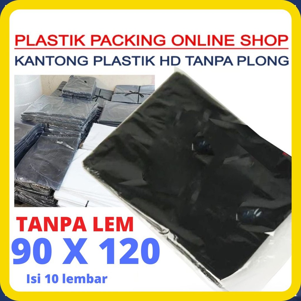 [WITHOUT Glue] [Contains 10 lbs] 90 x 120 PLASTIC GARBAGE PACKING ...
