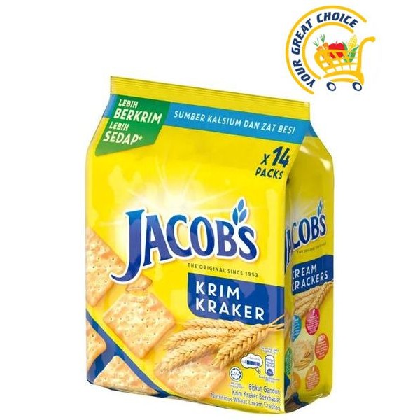 Jacob's Cream Cracker Multipack Original 504g | Shopee Malaysia