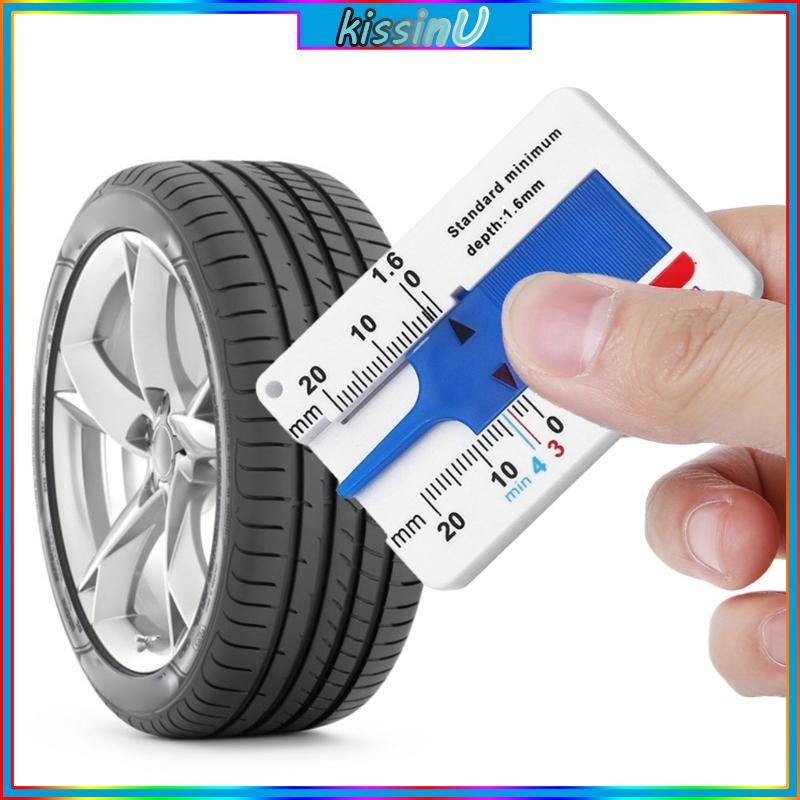 kiss Tyre Tread Depth Vernier Caliper Ruler Auto Wheel Monitoring ...