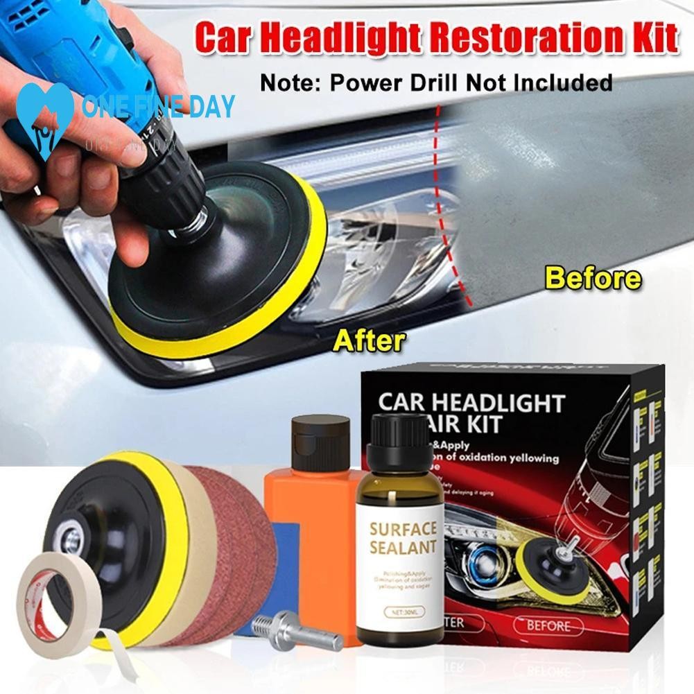 Car Headlight Repair Kit Auto Headlamp Polishing Fluid Car Y6u0 ...