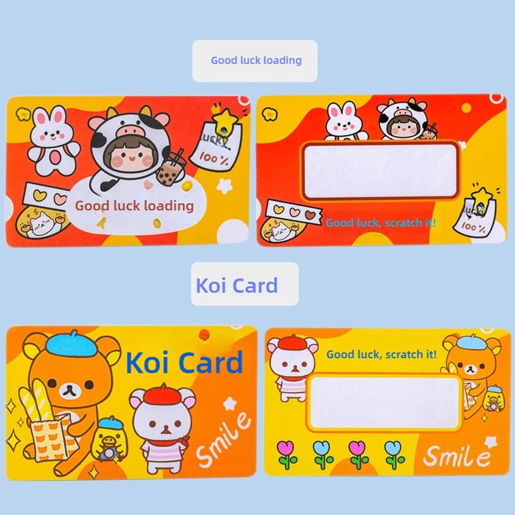20pcs Cartoon Scratch Card Teacher Reward Student Scratch Card Creative ...