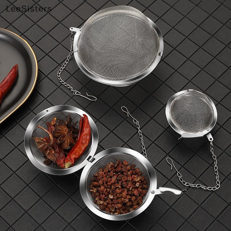 LeeSisters Stainless Tea Infuser Sphere Locking Spice Tea Ball Strainer ...