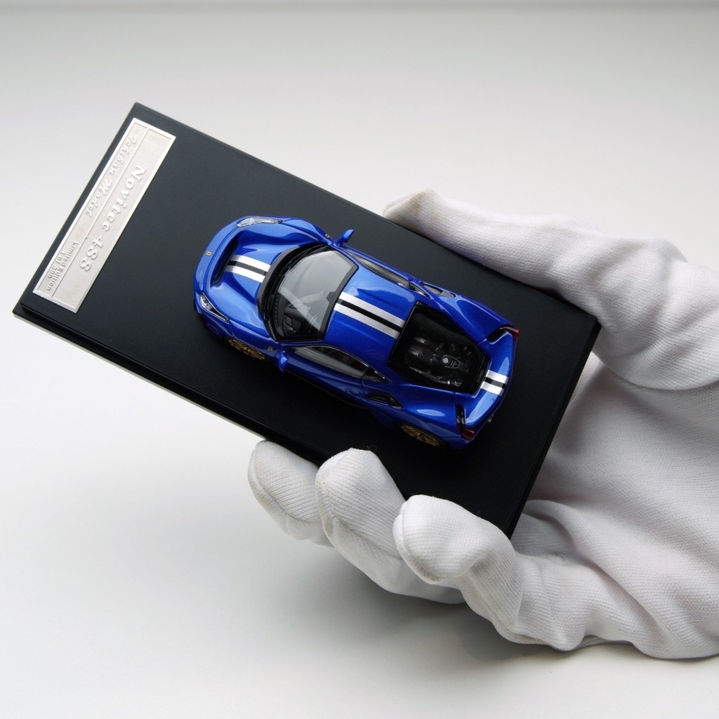 Sh IM 1: 64 Ferrari 488 Pista Metal Blue Exclusive Openable Alloy Car ...