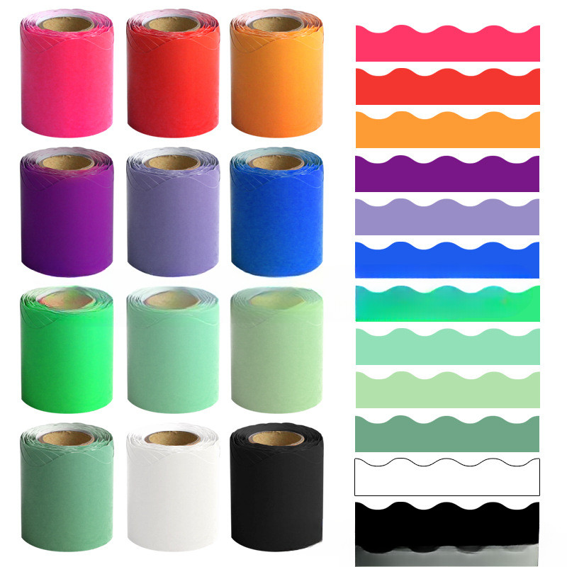 10m*5.7cm Creative Self Adhesive Bulletin Board Frame Sticker ...