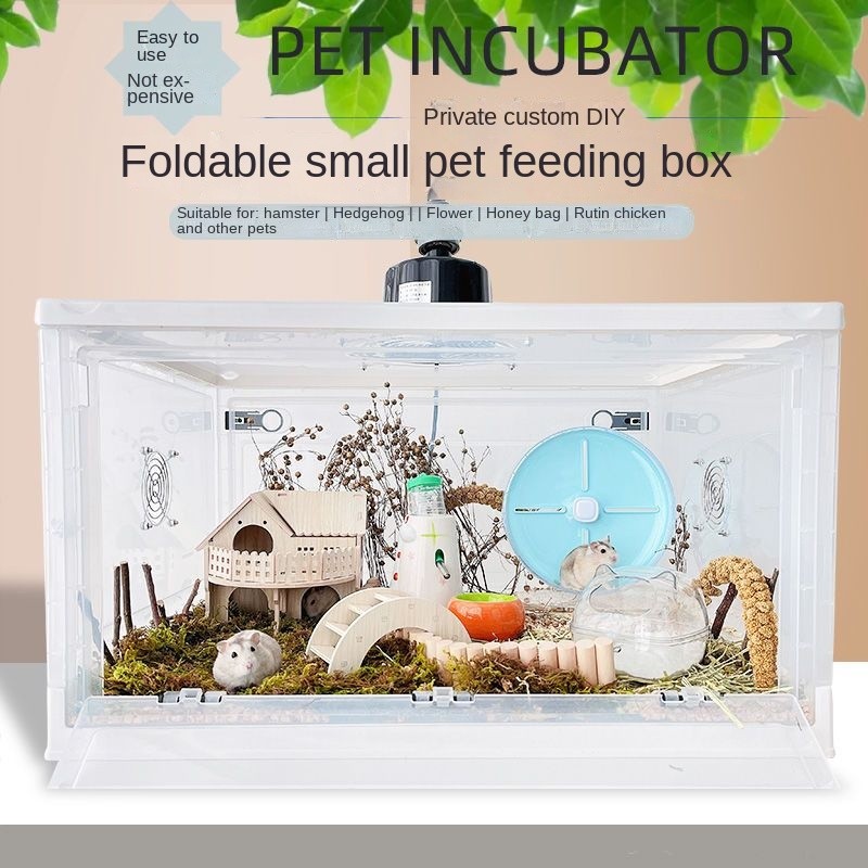 Spot goods Glass feeding box crawler feeding box Rutin chicken breeding ...