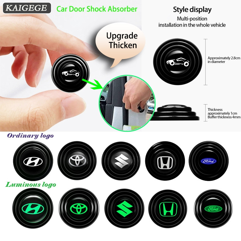 [Upgraded Version] 1 Piece Universal Luminous Door Shock Absorber Door ...