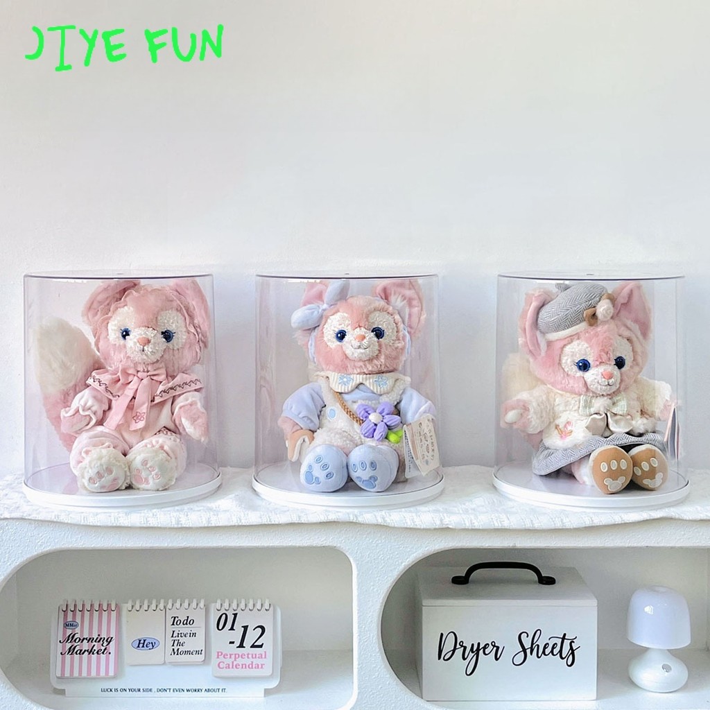 Rotating Cylinder Display Case for Plush Doll Disney LinaBell 360° View ...
