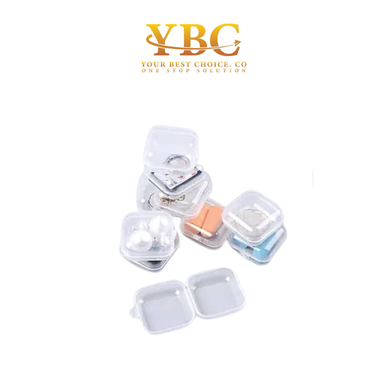 10Pcs Mini Portable Plastic Storage Box – Square Pill, Jewelry, Earplug ...