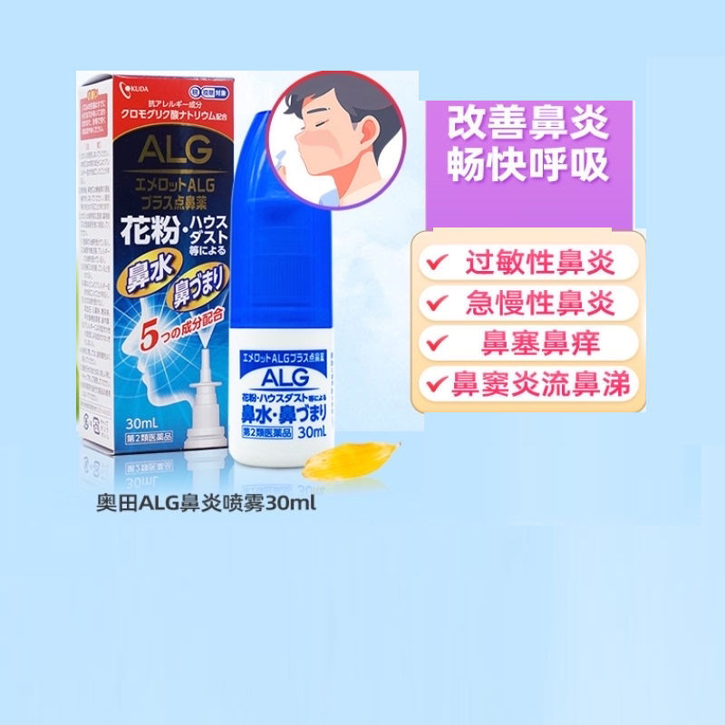 Shangxin Okuda Pollen Dust Mite Allergic Nasal Inflammation Spray Nose ...