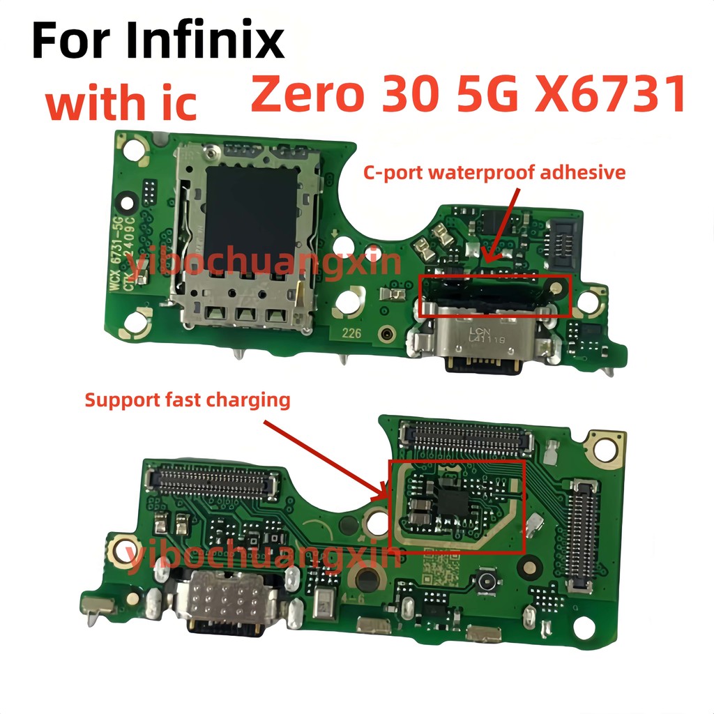 Suitable for Infinix Zero 30 4G 5G X6731 X6731BUSB charging board port ...
