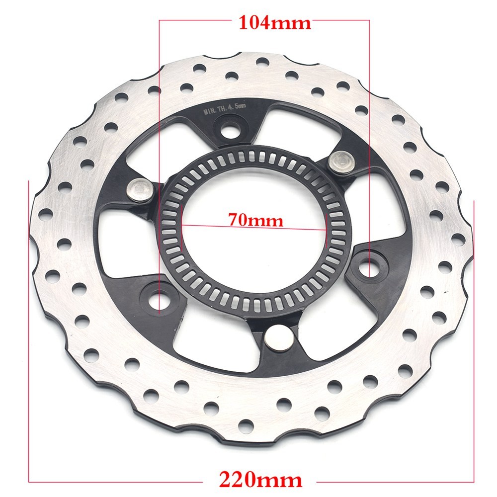 290mm/220mm Front Rear Brake Disc Rotor For Kawasaki Ninja 125 ABS 2019 ...