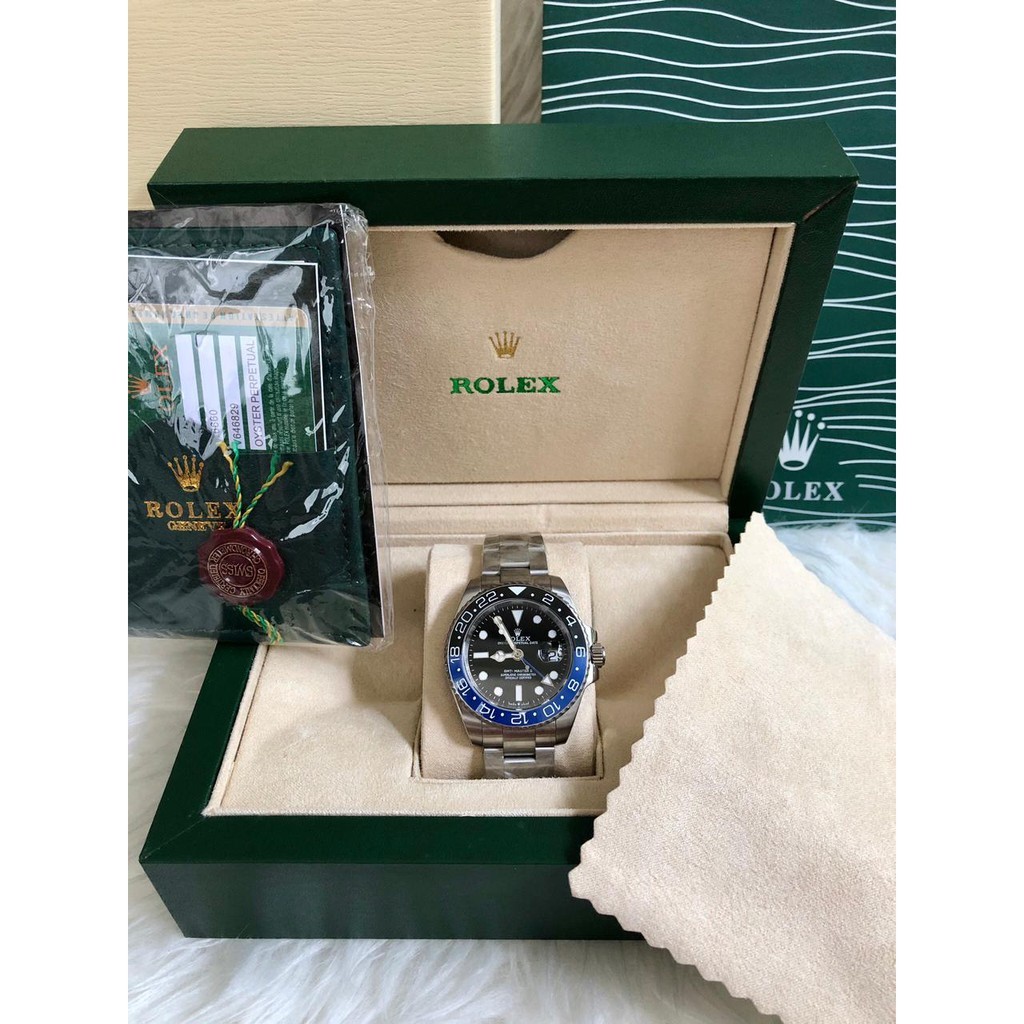 (Applause) AAA Jam Rolexs_GMT Master II Batman Swiss Edition 1.1 Factory Warranty 1st Fullset ...
