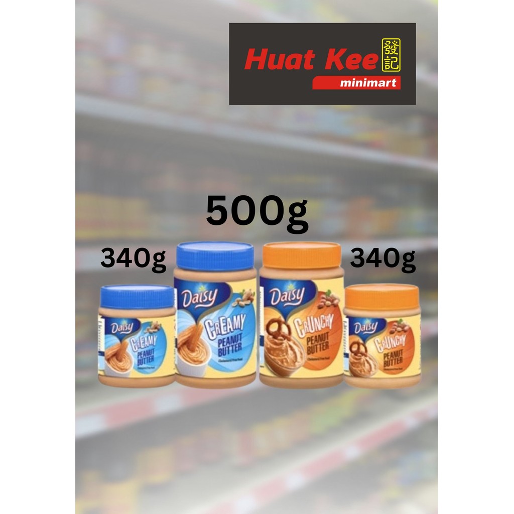 Daisy Creamy / Crunchy Peanut Butter 500g (big) | Shopee Malaysia