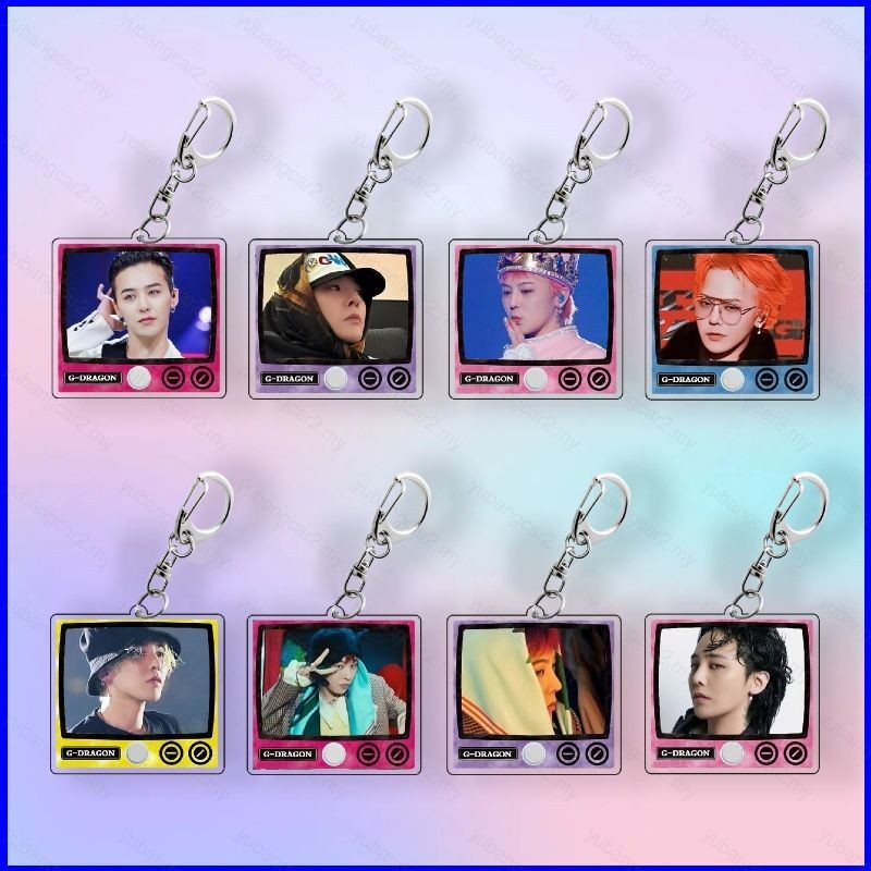 YU2 BIGBANG G-DRAGON POWER Acrylic Keychain Backpack Pendant New Album ...