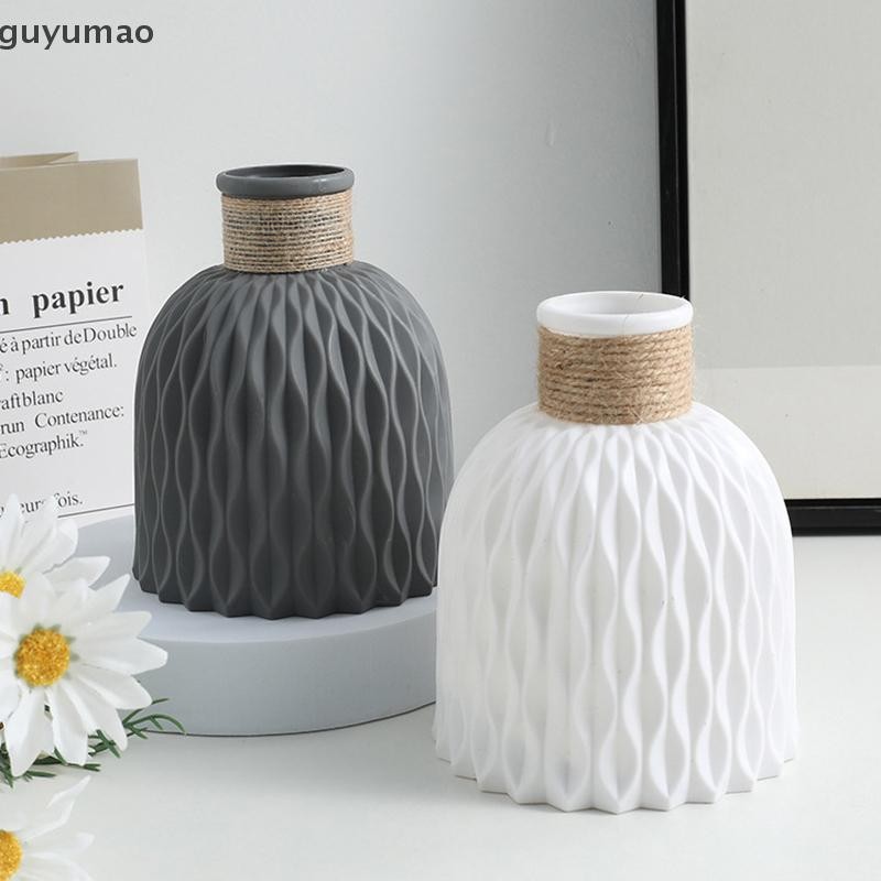 guyumao 1PC Water Ripple Plastic Vase Wave Flower Pot Arrangement ...